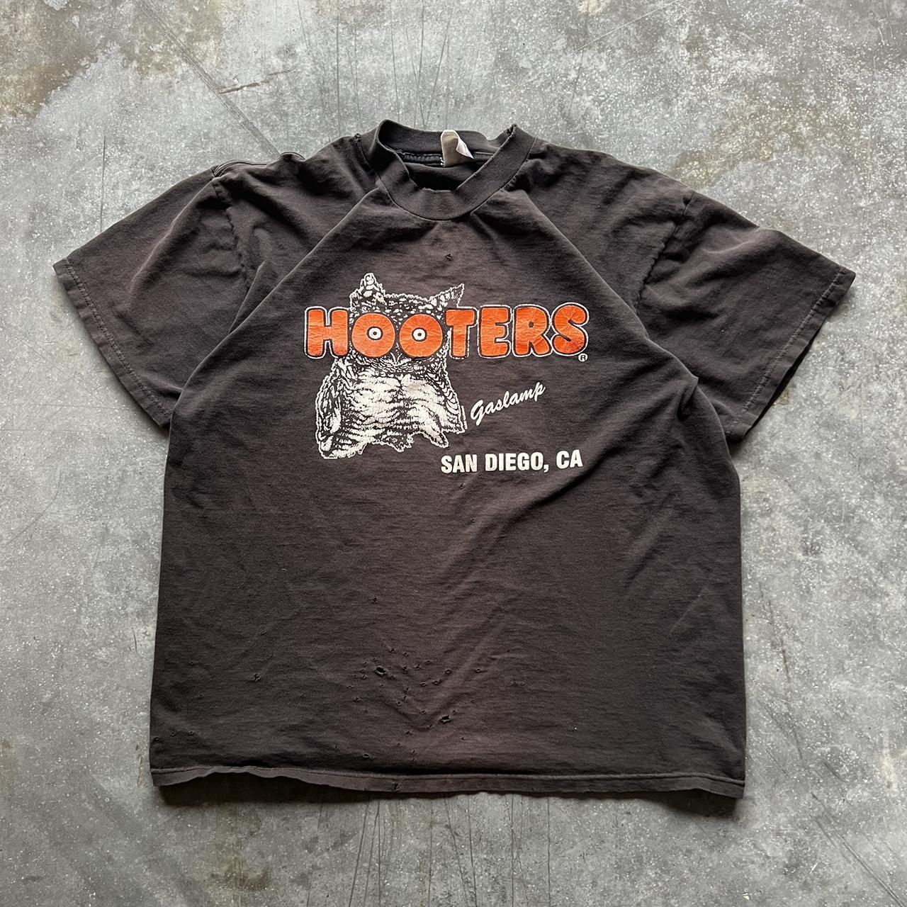 Vintage Hooters San Diego Delightful Tacky Tee. Nice... - Depop