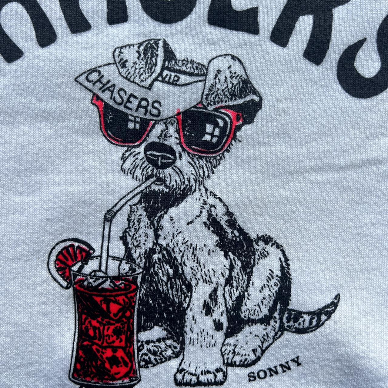Vintage Chasers Bar Dog Alcohol Crewneck Chasers... - Depop
