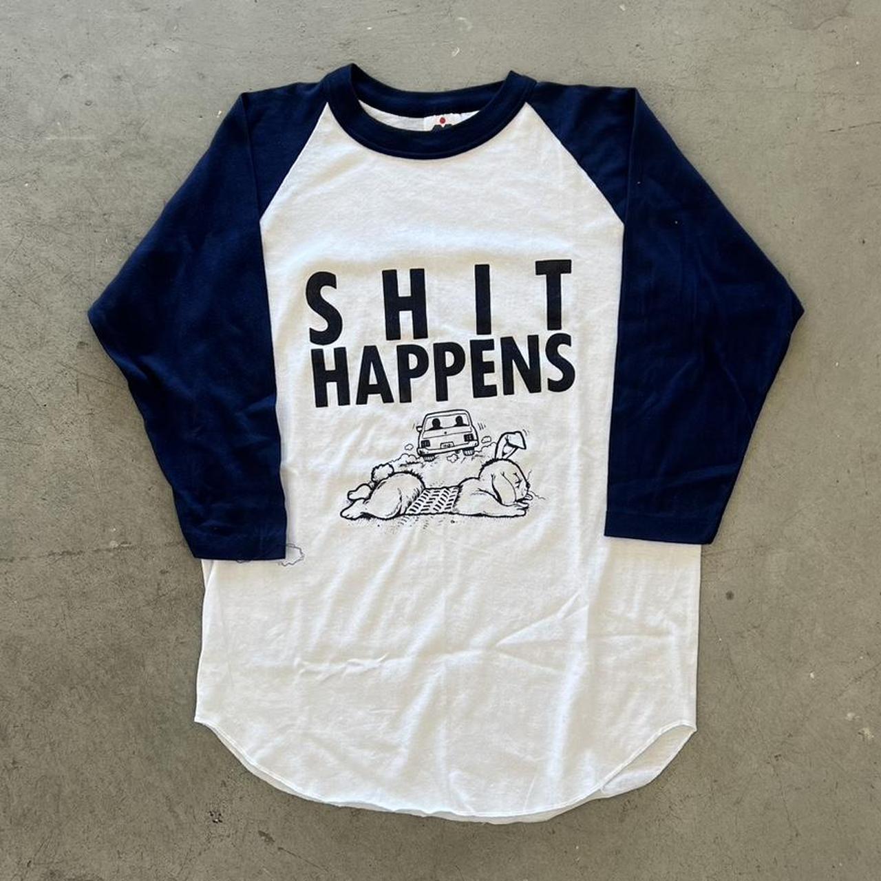 Vintage 90s Shit Happens Roadkill Chili Nebraska... - Depop