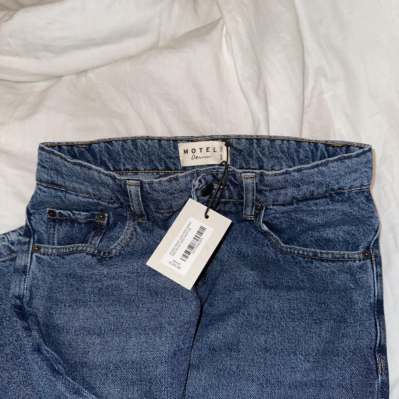 motel rock jeans MOTEL X JACQUIE Roomy Extra Wide... - Depop