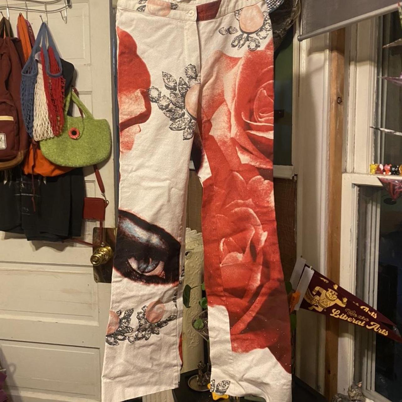 hennes collection (vintage H&M) low-waisted/flare... - Depop