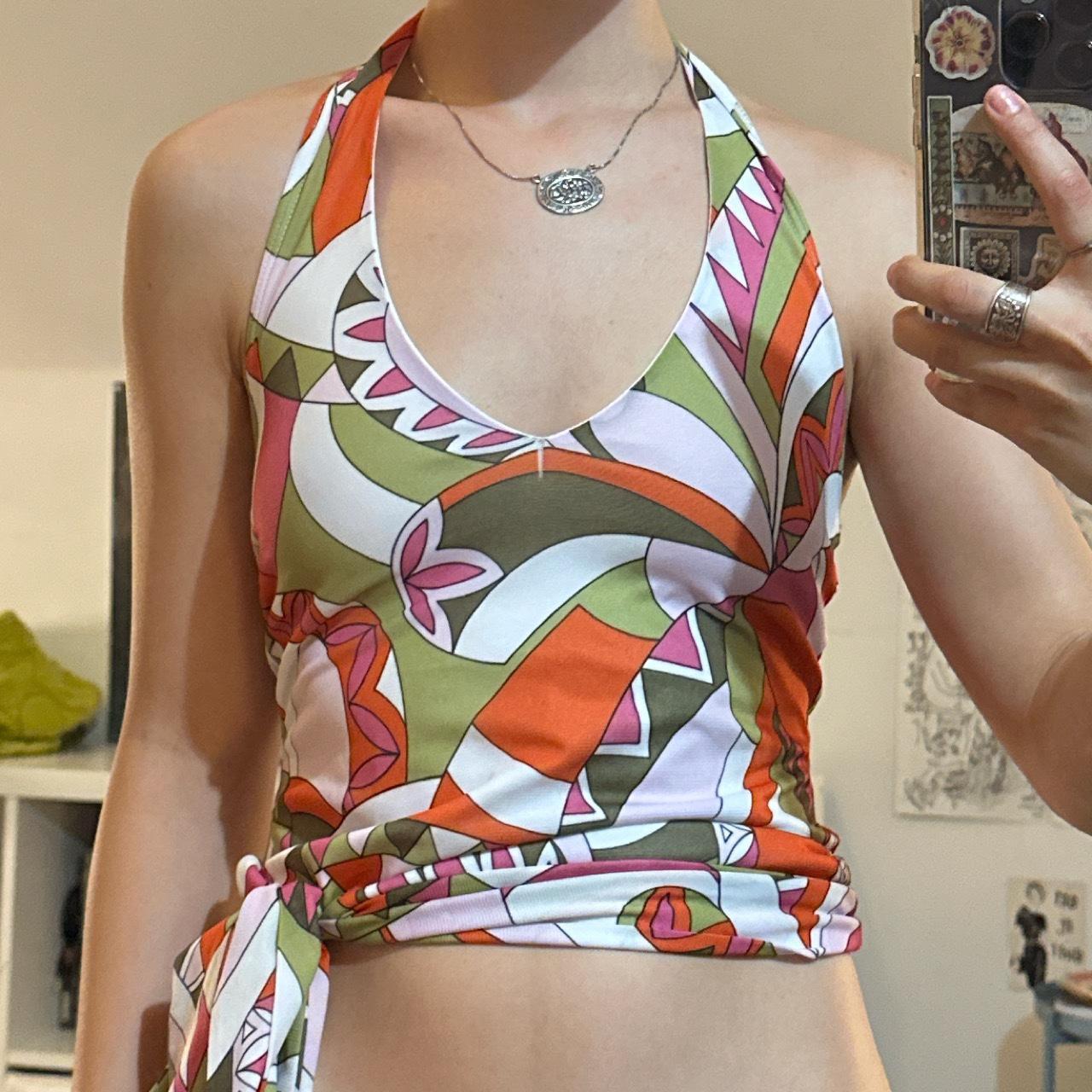 70’s halter top - in perfect condition/ never worn... - Depop