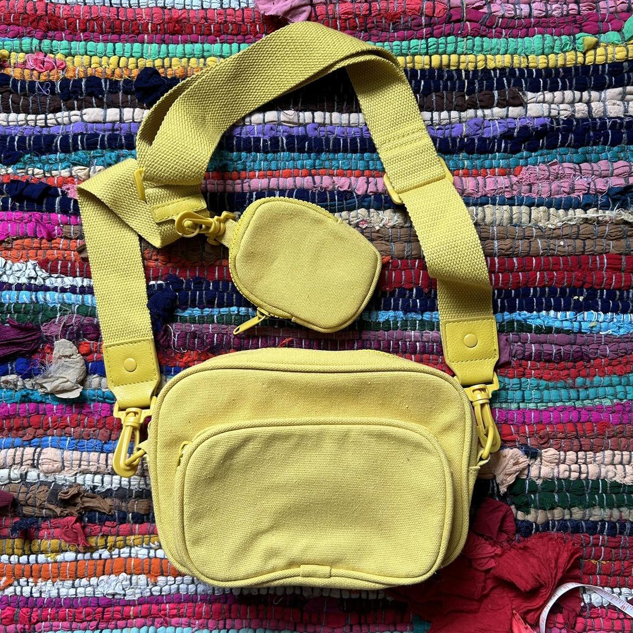target wild fable yellow crossbody bag/ fanny... - Depop