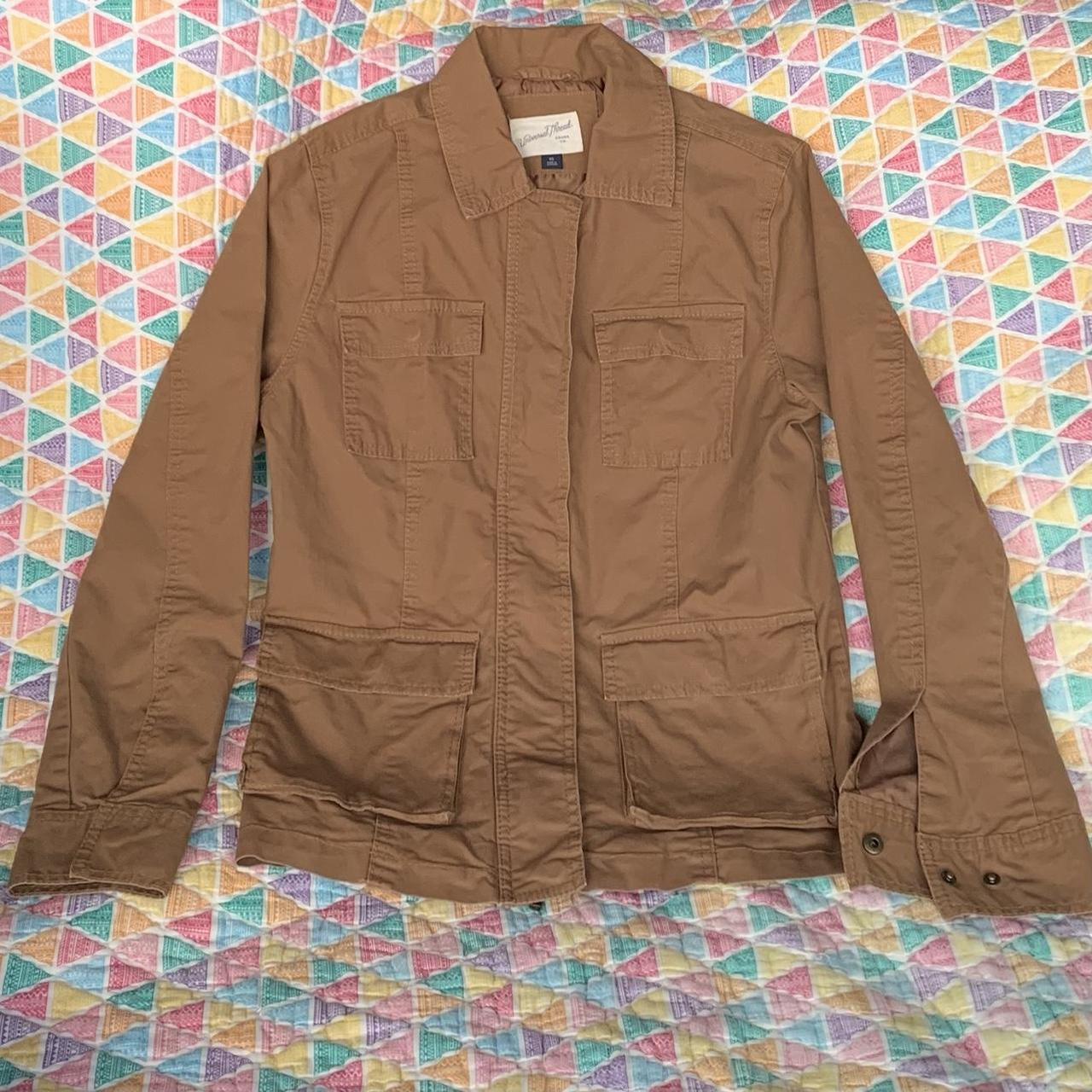 Universal Thread Brown Utility Jacket 🤎 Light... | Depop