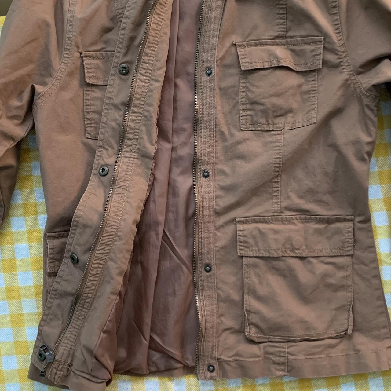 Universal Thread Brown Utility Jacket 🤎 Light... | Depop
