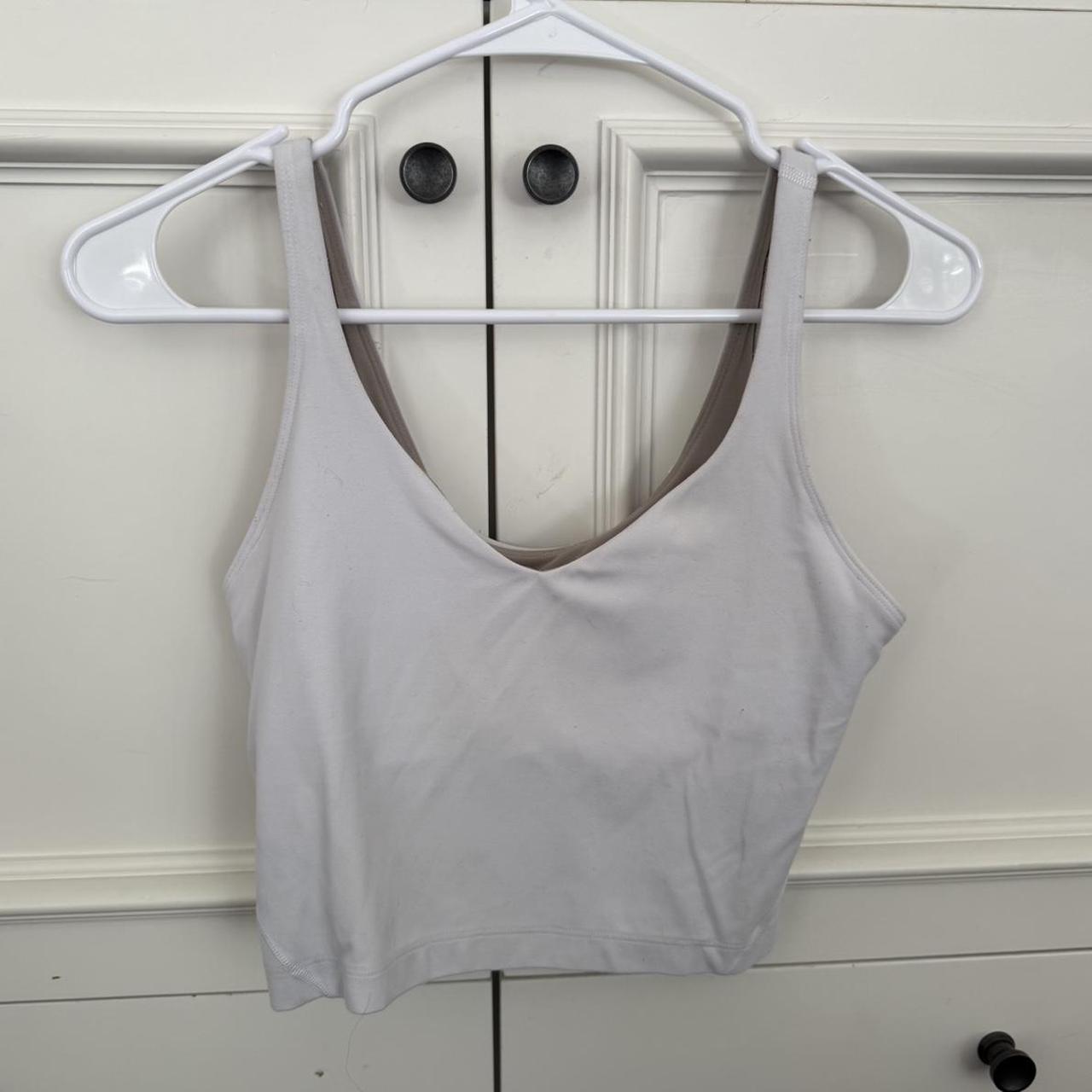 Lululemon white align tank | Depop