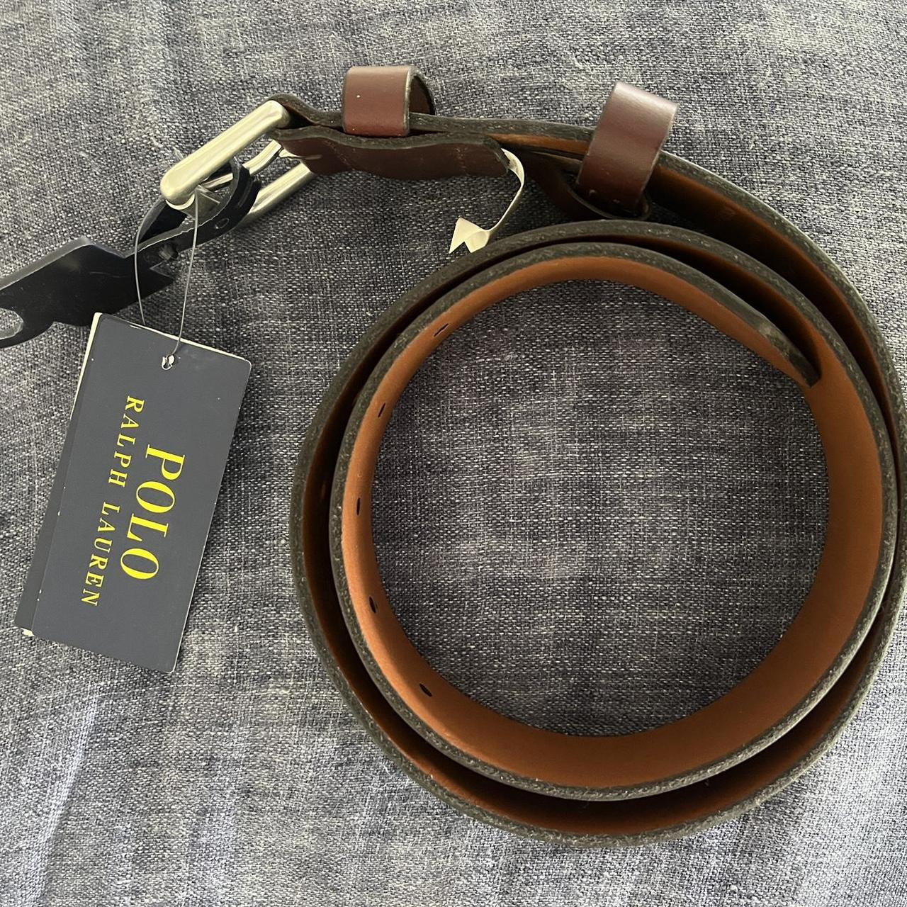 Polo Ralph Lauren men’s leather belt. Size 32. Never... - Depop