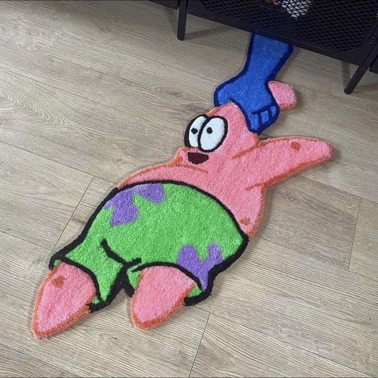 Patrick Spongebob Novelty Rug. 2ft Size can be... - Depop