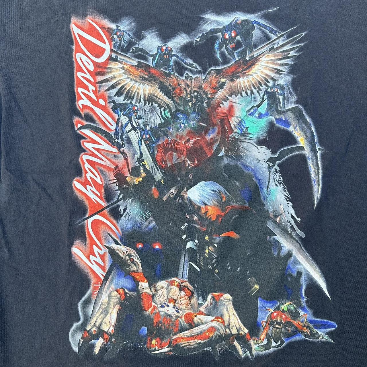 Uniqlo x Capcom Devil May Cry shirt! Dark grey color... - Depop