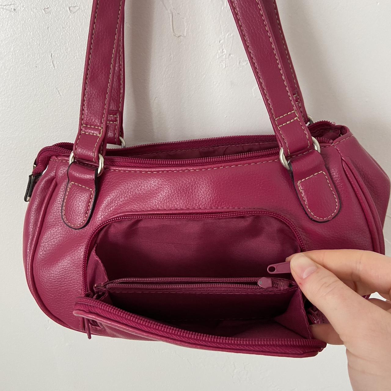 mini magenta pink shoulder bag #y2k #sharpay fits... - Depop
