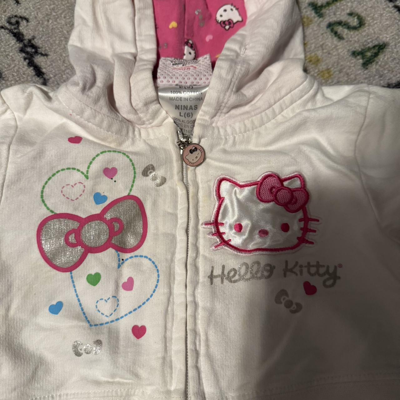 Adorable Hello Kitty zip up jacket for baby #kawaii... - Depop