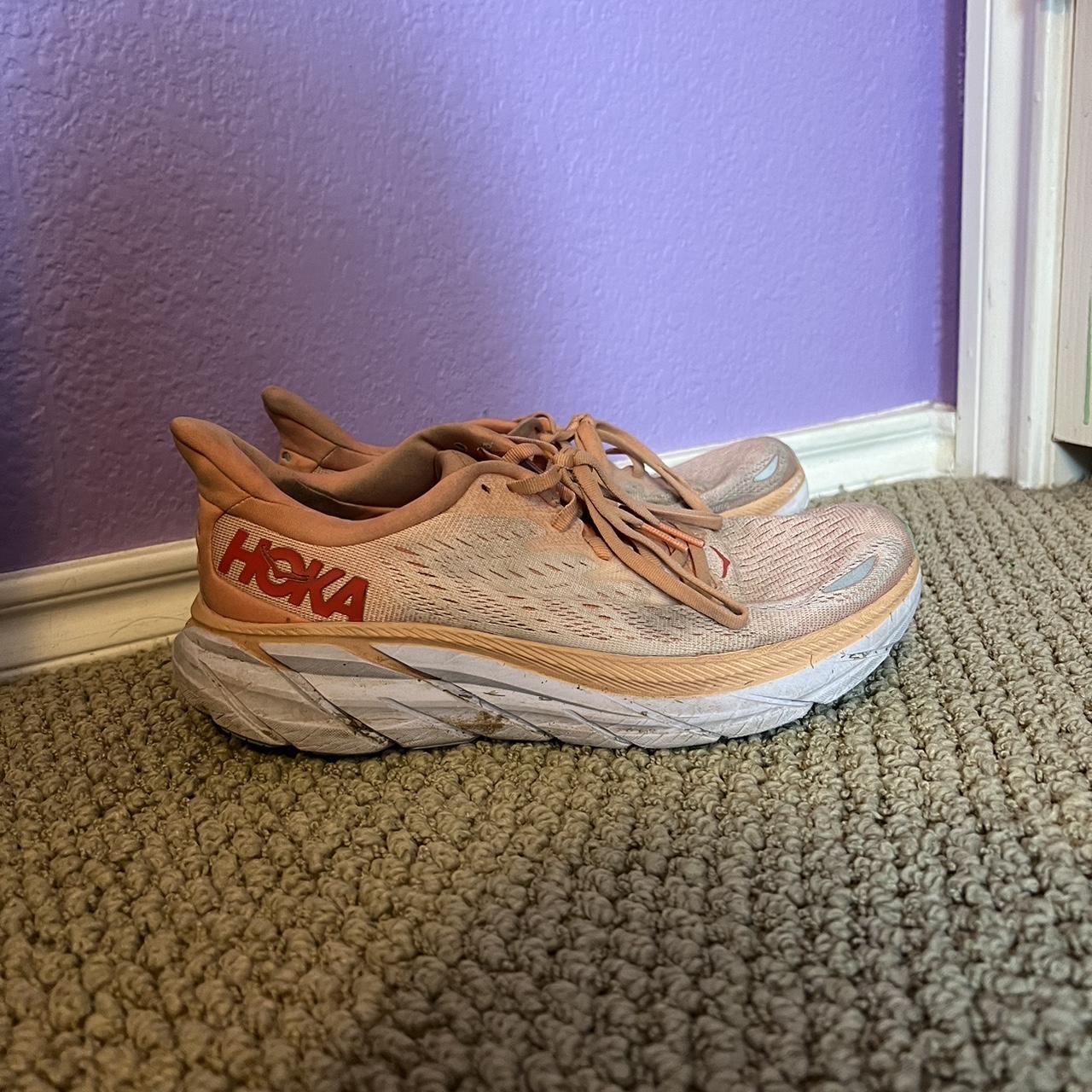 Pre loved hoka running shoes! 🧸 size: W8 🧸... - Depop