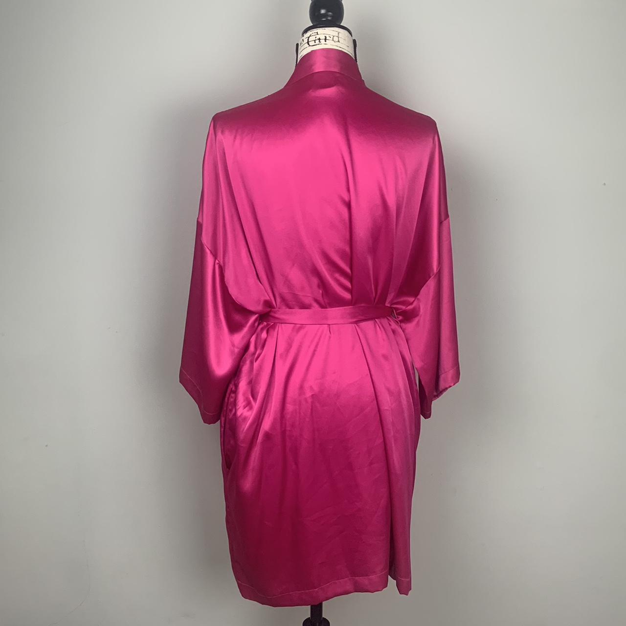 Victoria’s Secret pink satin robe. One size, please... - Depop