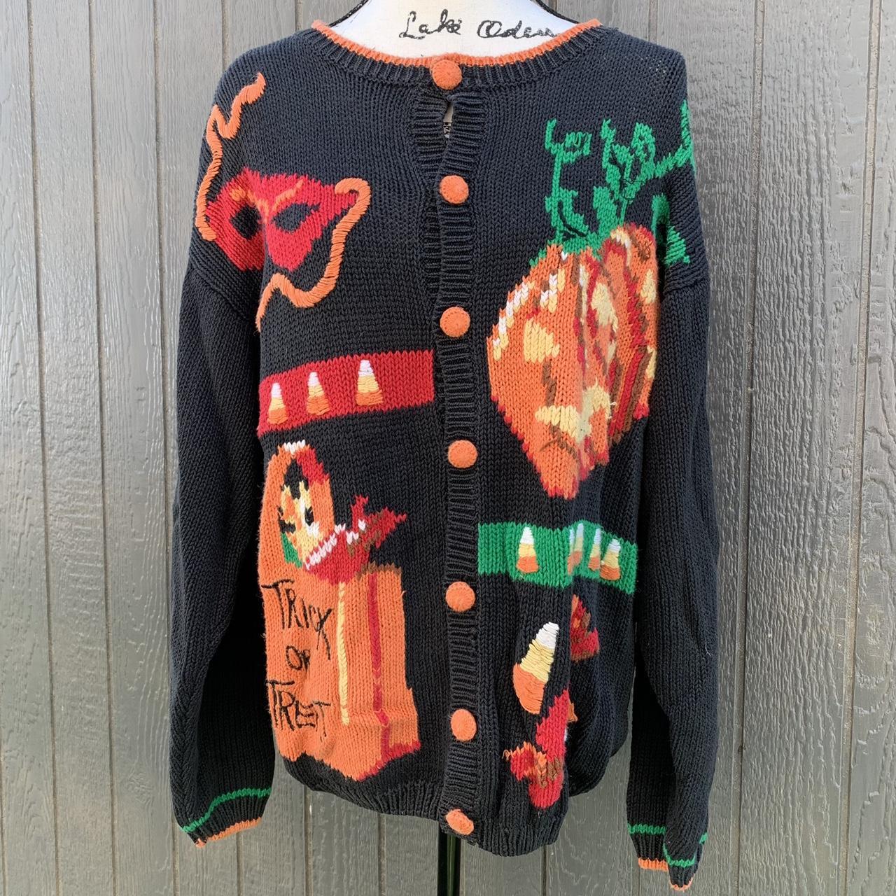 Vintage Alexandra Bartlett Halloween button up... | Depop