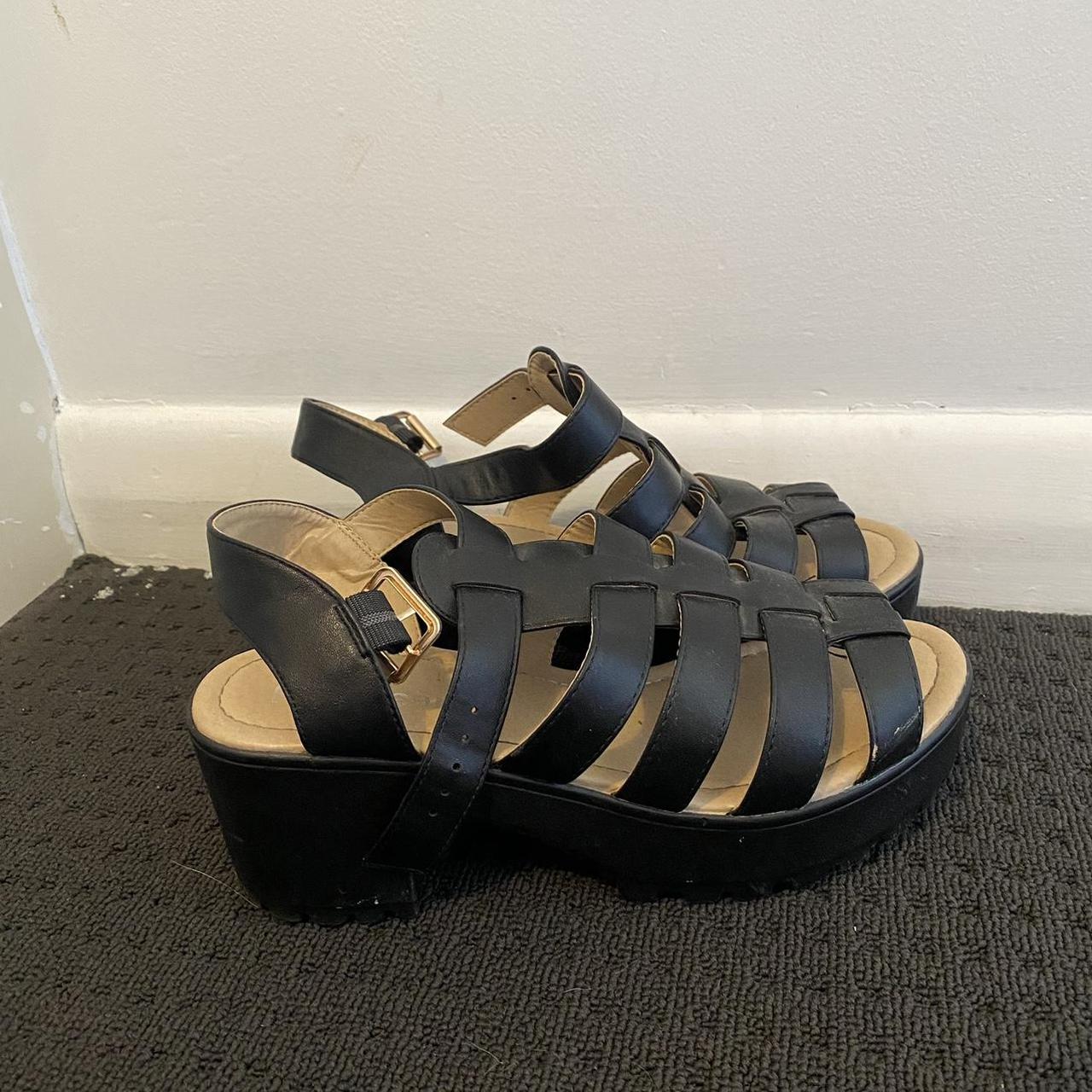 KOI FOOTWEAR PLATFORM SANDALS (SIZE EU 41) In... - Depop