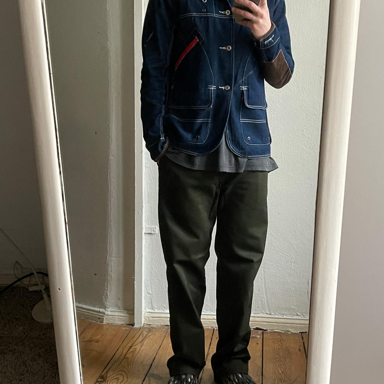 WTAPS Denim Multipocket Stitched Collar Blazer... - Depop