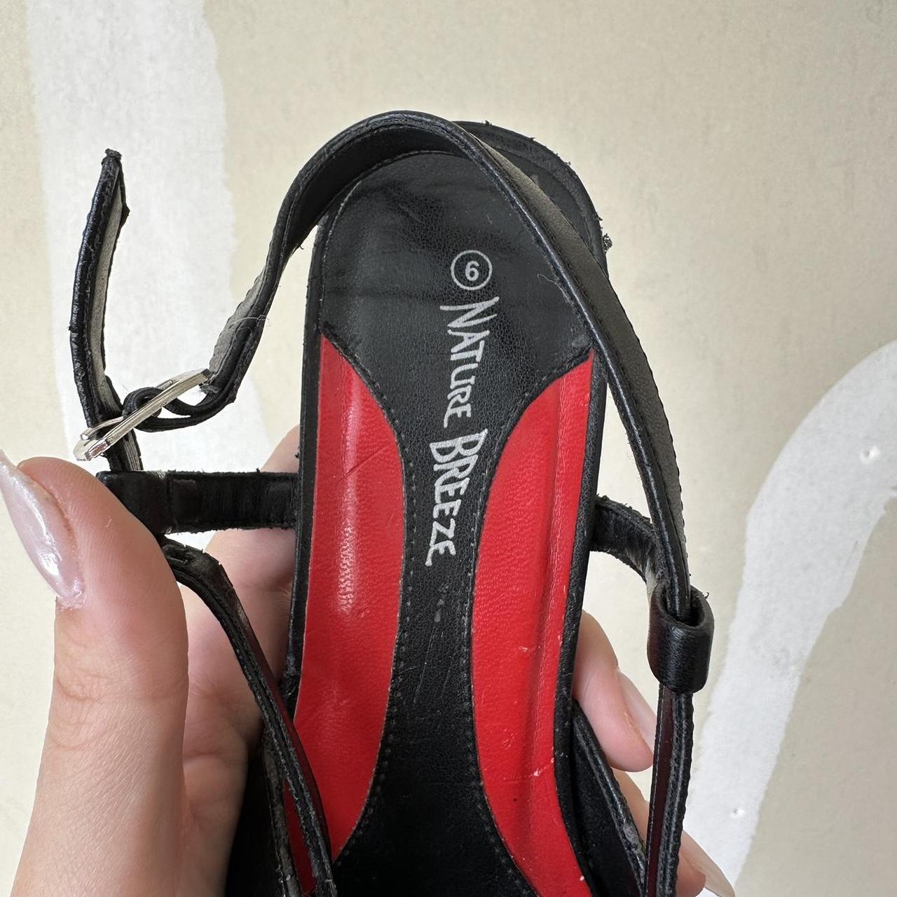 Vintage Nature Breeze Pointy Kitten Heels Size... - Depop