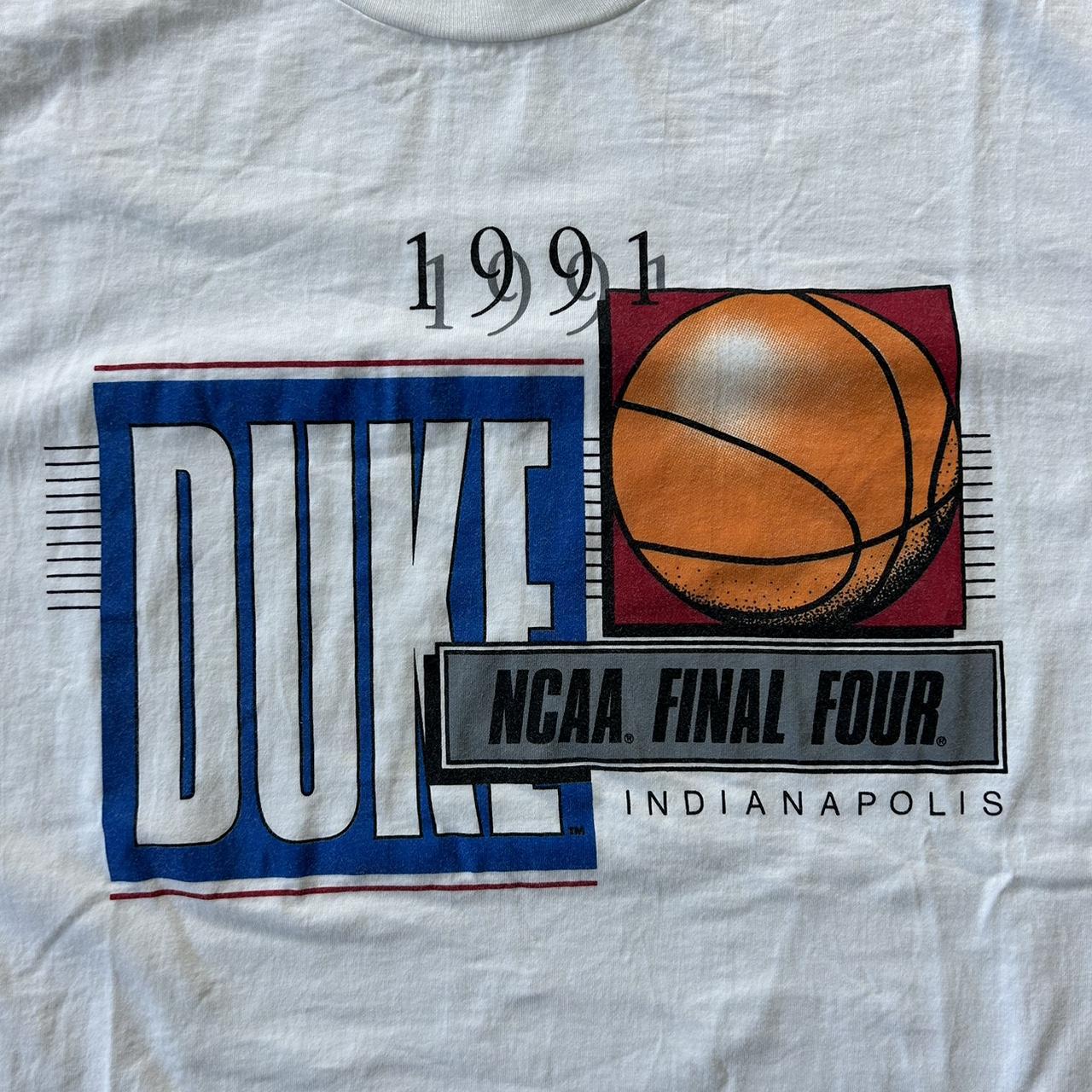 Vintage Duke Basketball 1991 T Shirt 1991 NCAA Final... - Depop