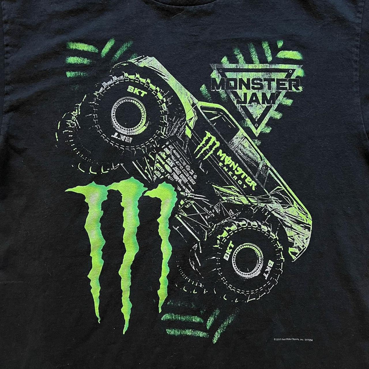 monster energy / monster jam t shirt... - Depop