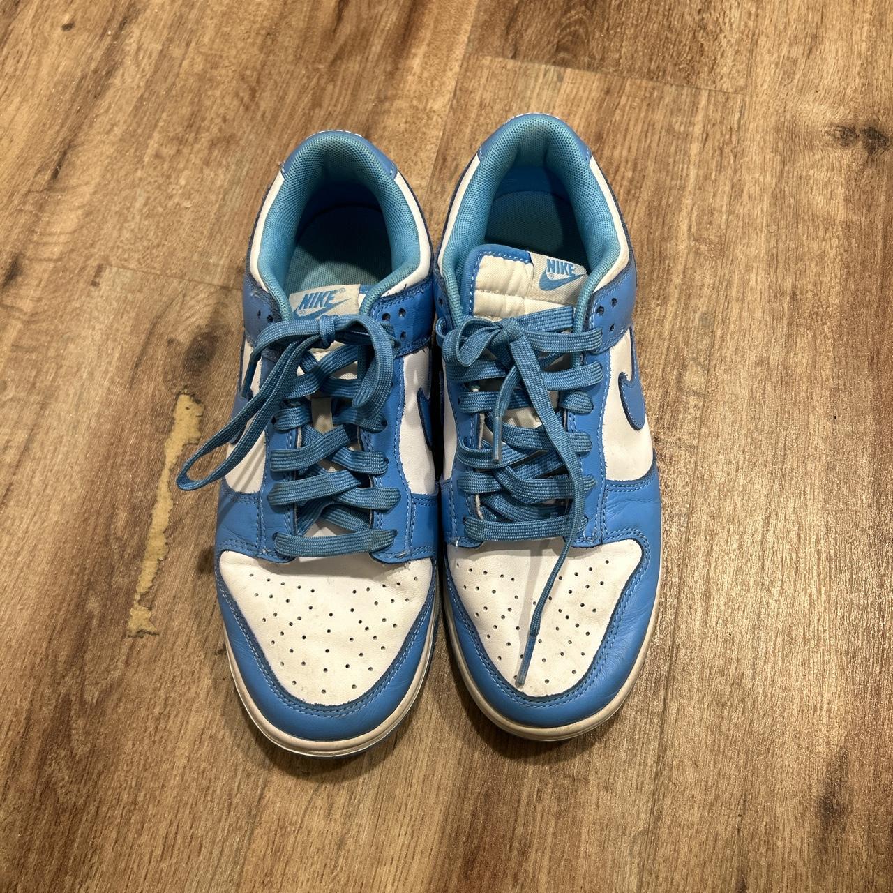 blue nike dunks - Depop