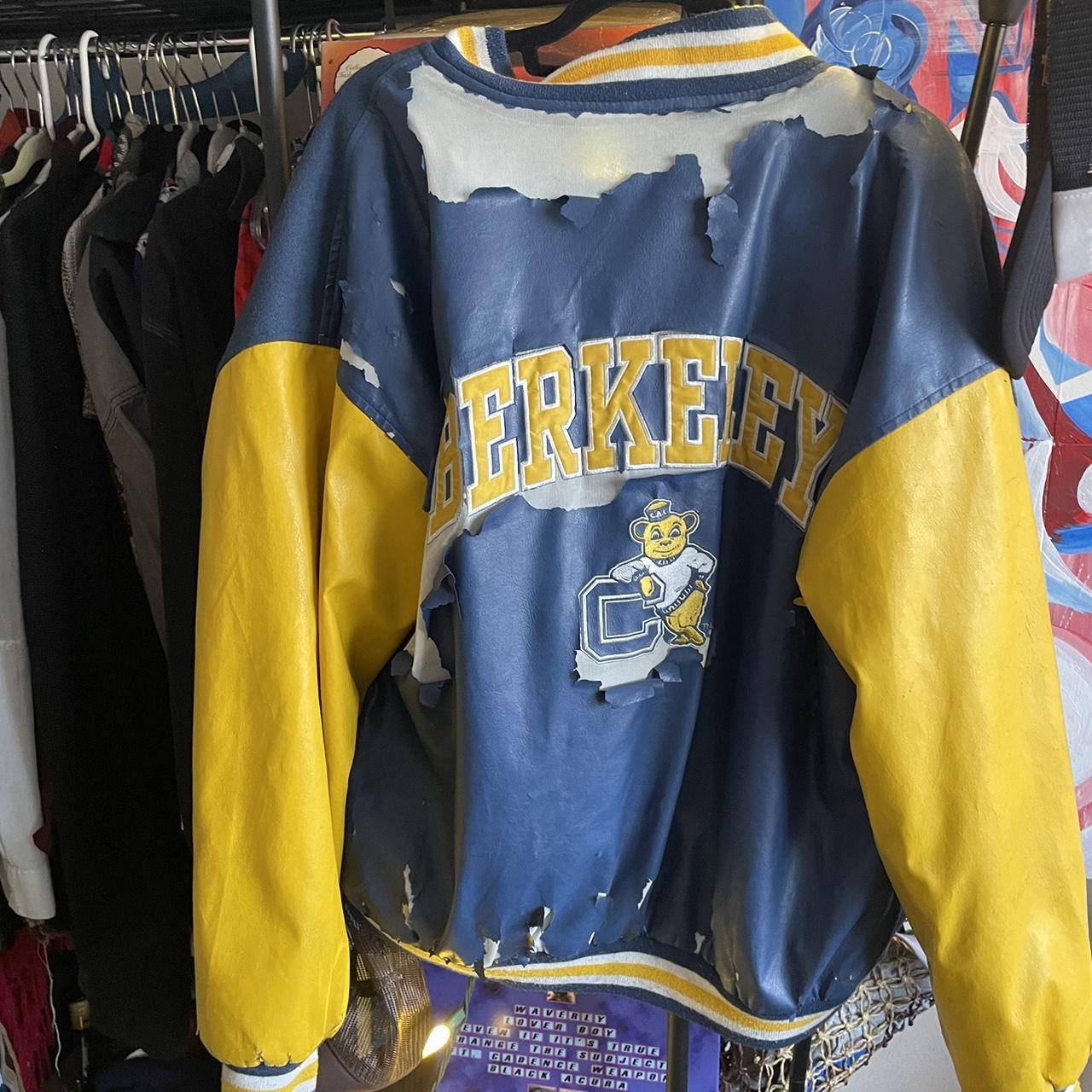 very well worn and loved Berkeley varsity jacket.... - Depop