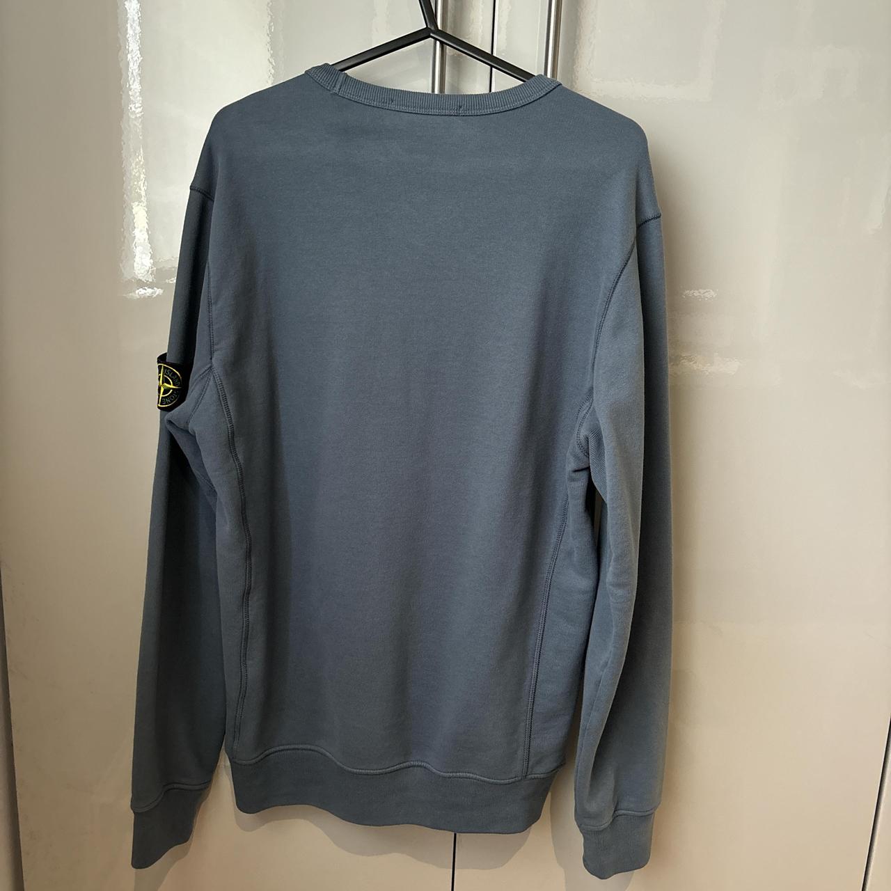 Stone Island Jumper Blue Condition... - Depop