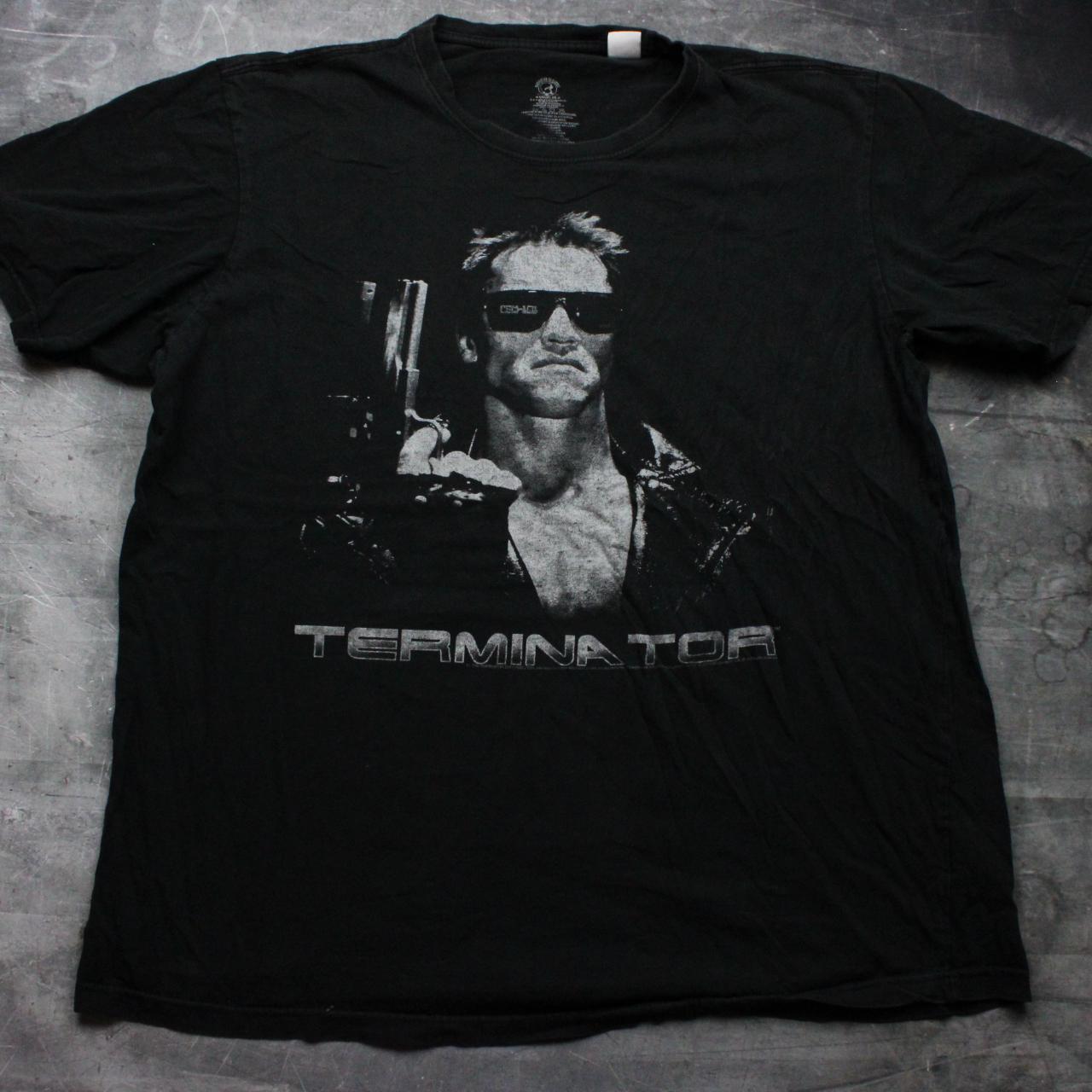 Terminator shirt MEASUREMENTS: CHEST: 26 in. LENGTH:... - Depop