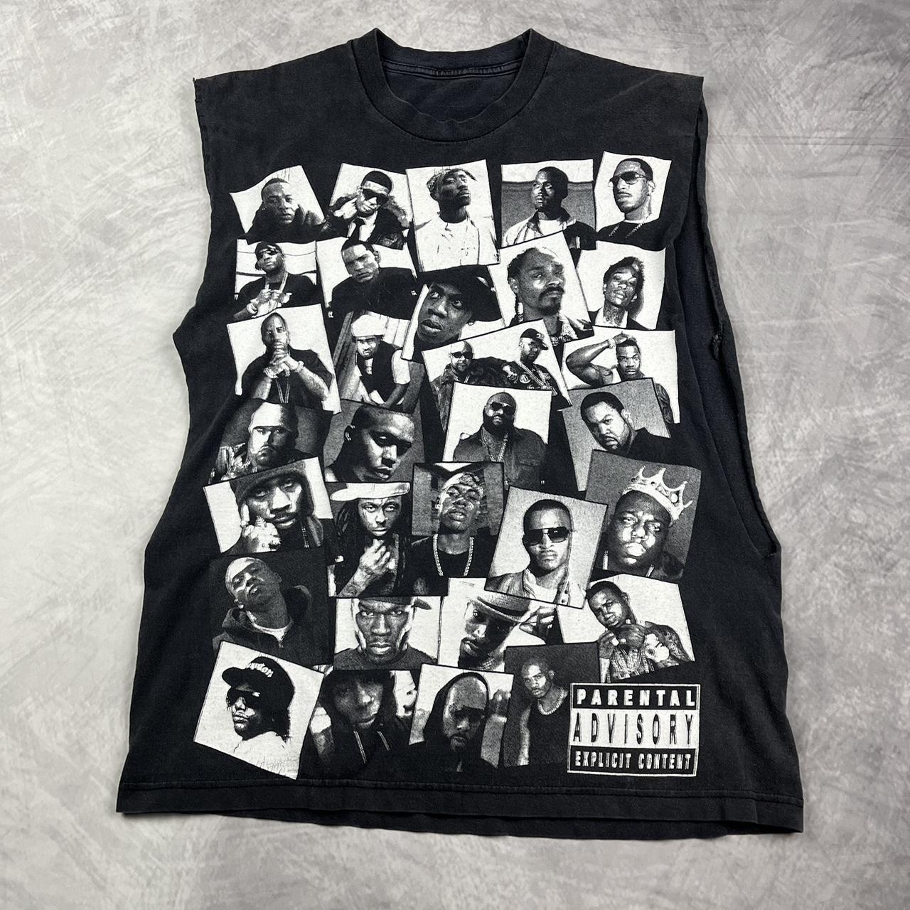 Y2K Rap artists tank top MEASUREMENTS: CHEST: ... - Depop