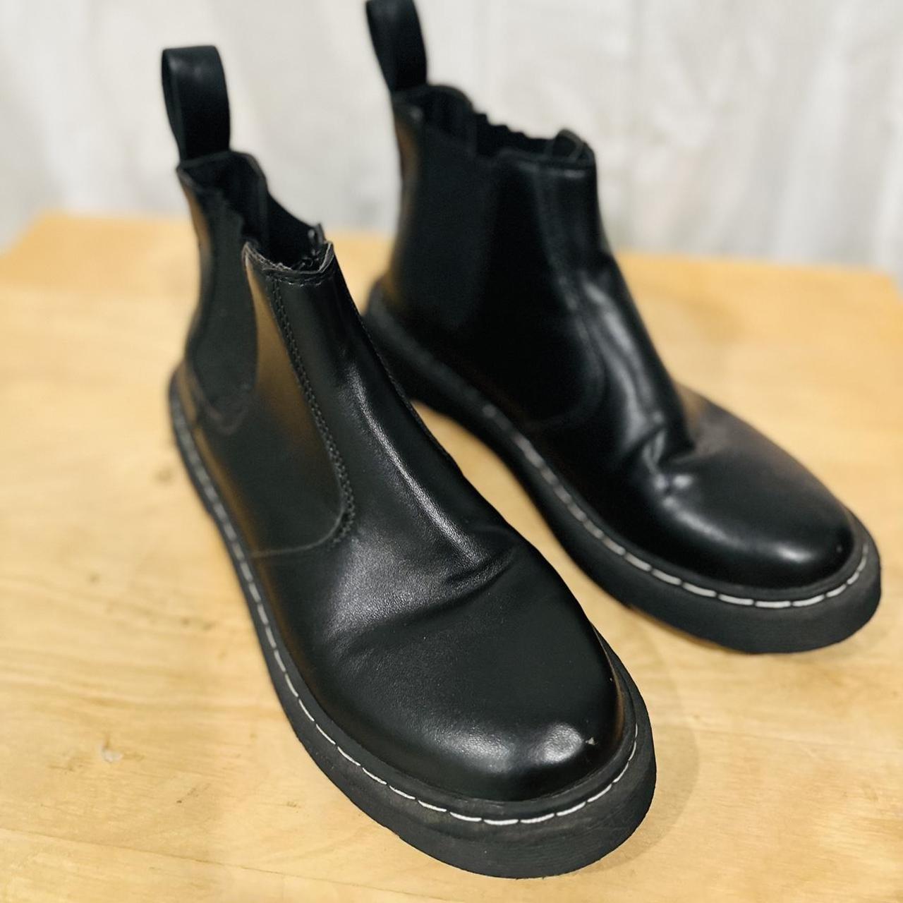 doc-martens look alike (way lighter though) never... - Depop