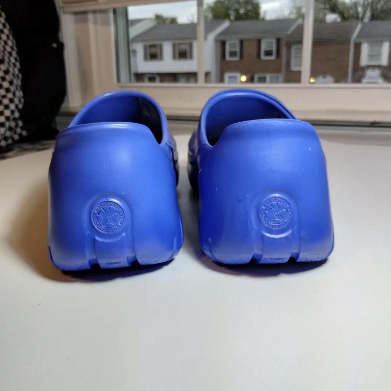 BIRKENSTOCK Super Birki Made In Germany Blue Slips... - Depop