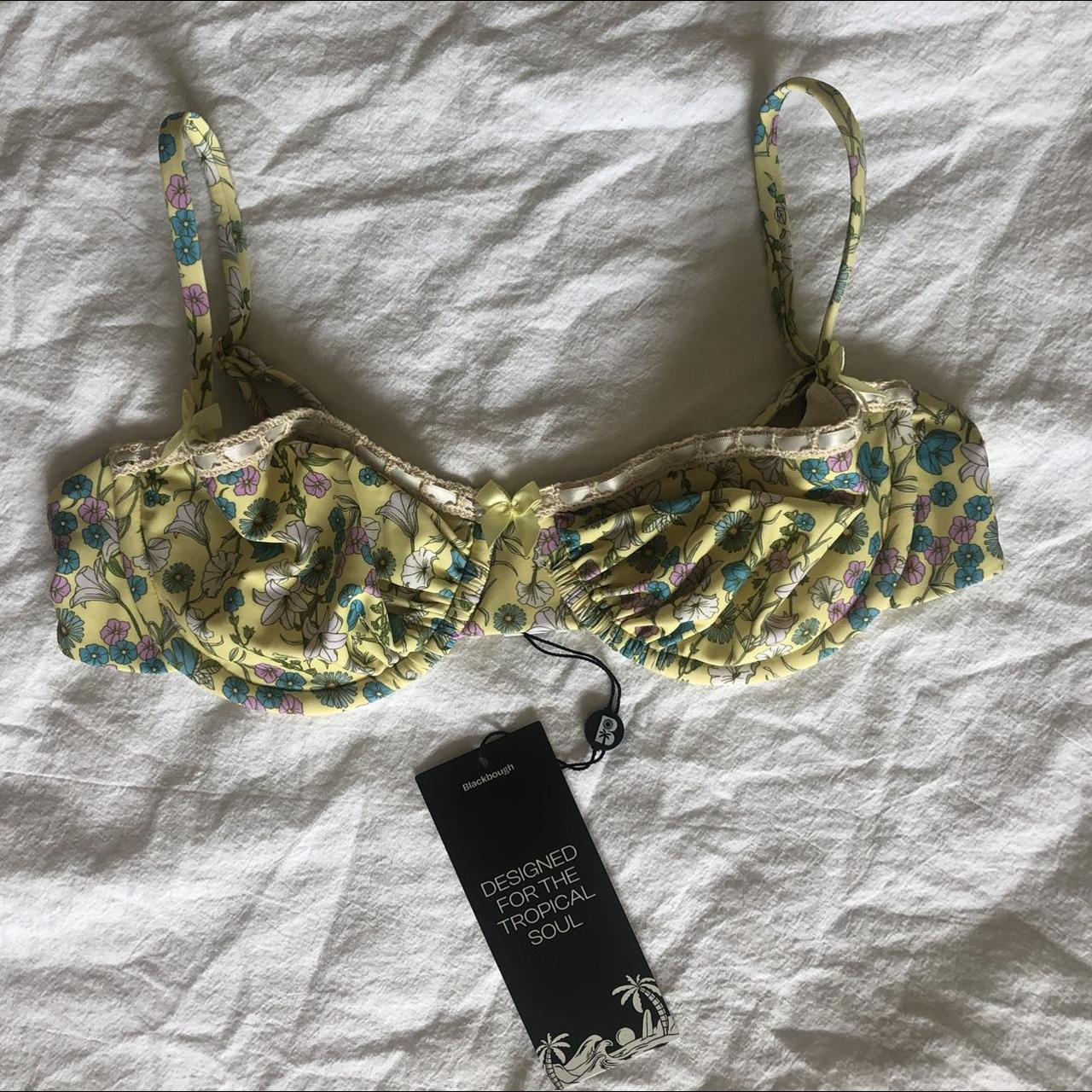 Frankies Bikinis Women's Yellow Swimsuit-one-piece | Depop