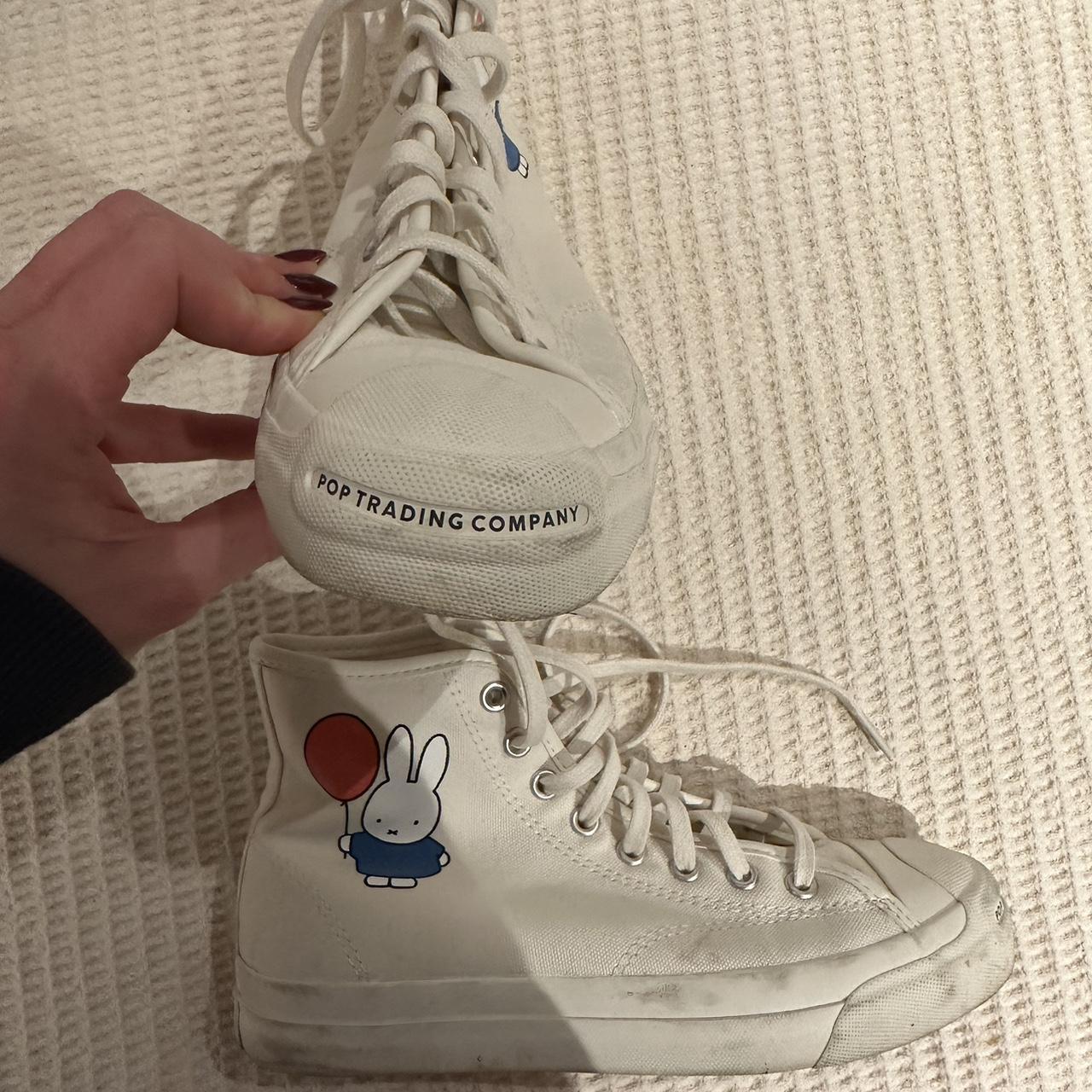 Limited edition converse Pop trading company Size 37.5 - Depop