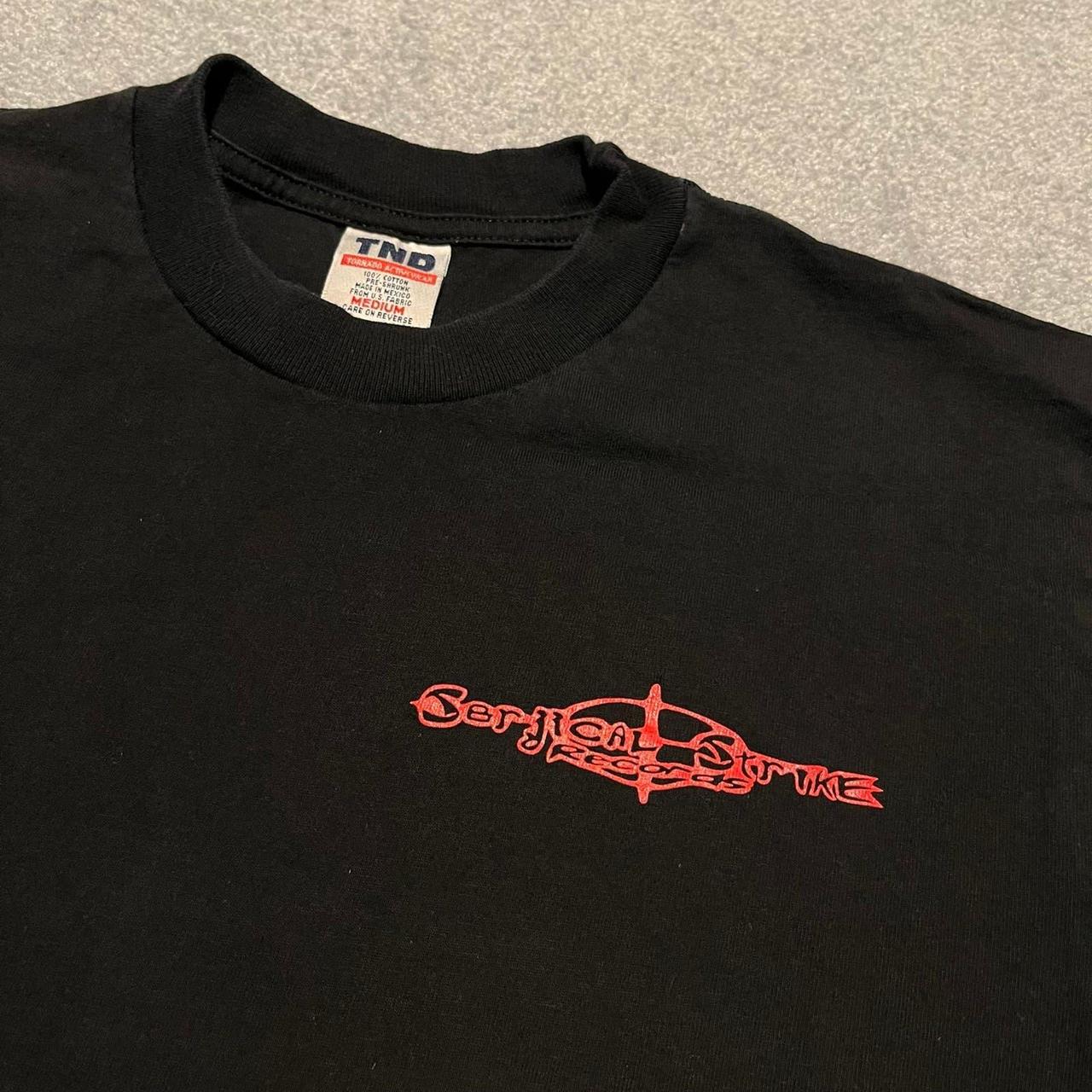 Vintage 2002 Serjical Strike Records Band Tour T... - Depop