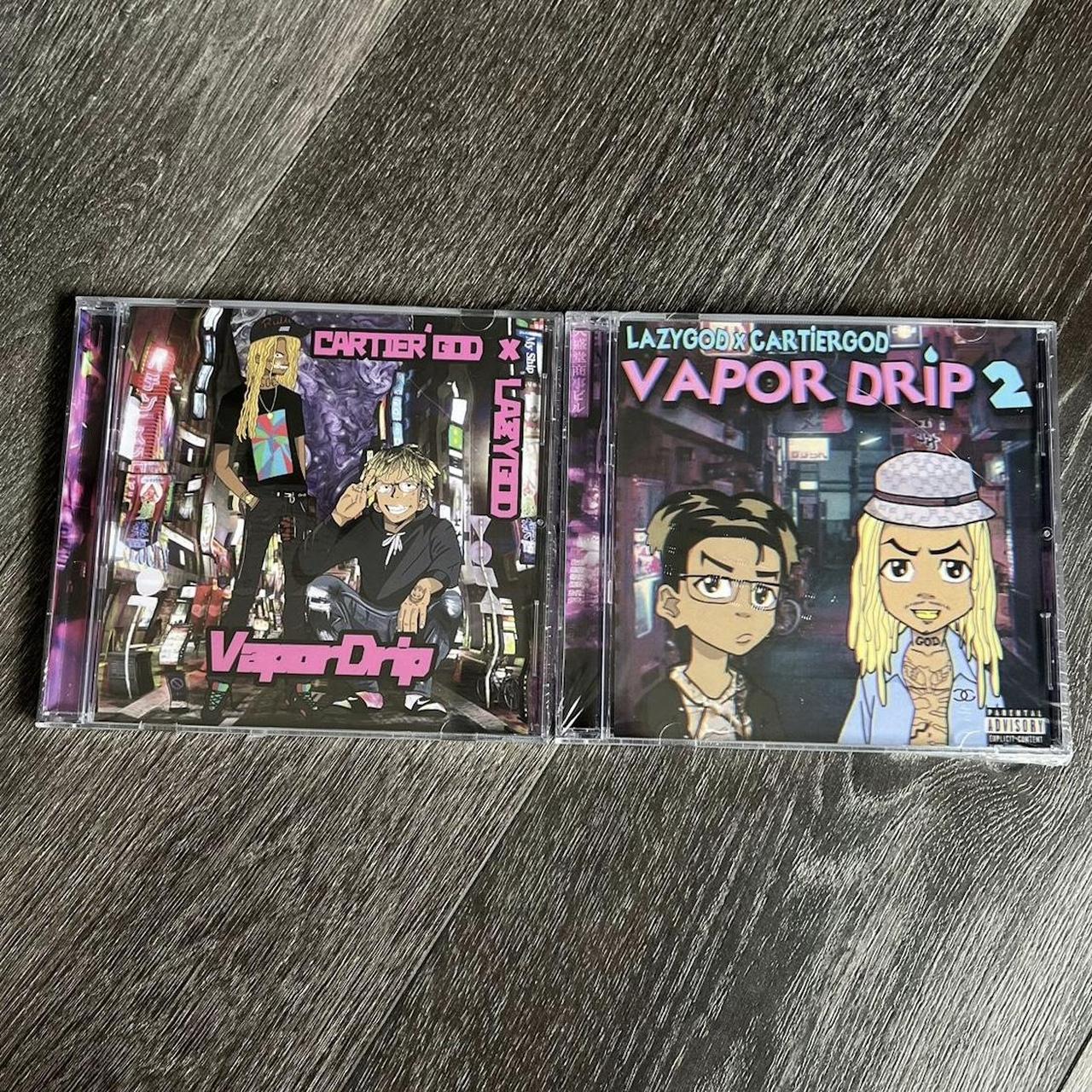 LazyGod x Cartier God Vapor Drip 1 + 2 Mixtapes CD... - Depop