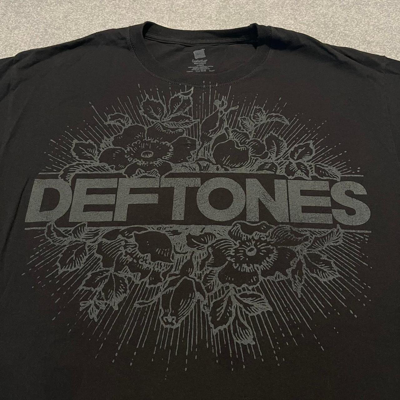 Vintage 2000s Deftones Roses Flowers Nu Metal Tour... - Depop