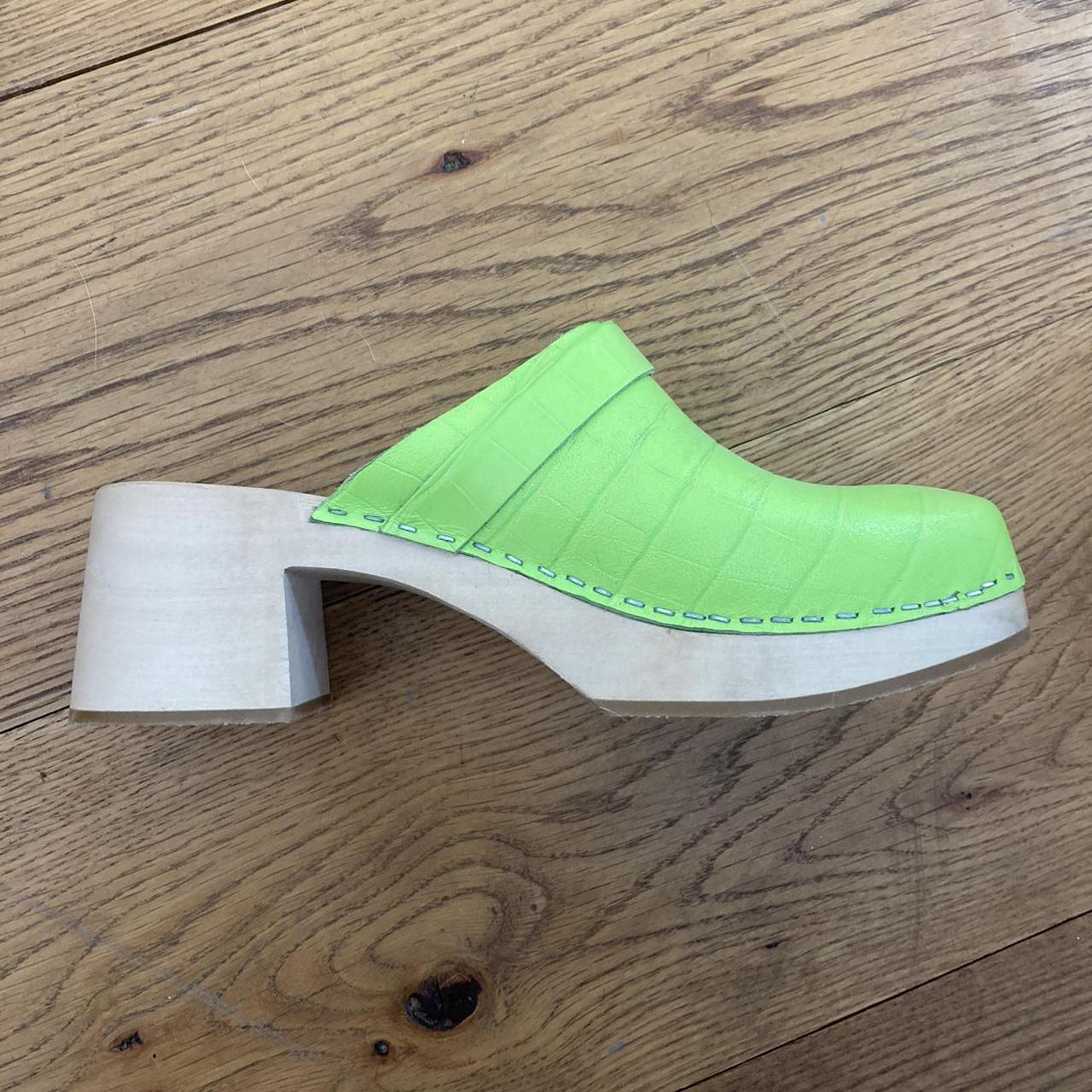 Green Swedish Hasbeen clogs. So cool I love them but... | Depop
