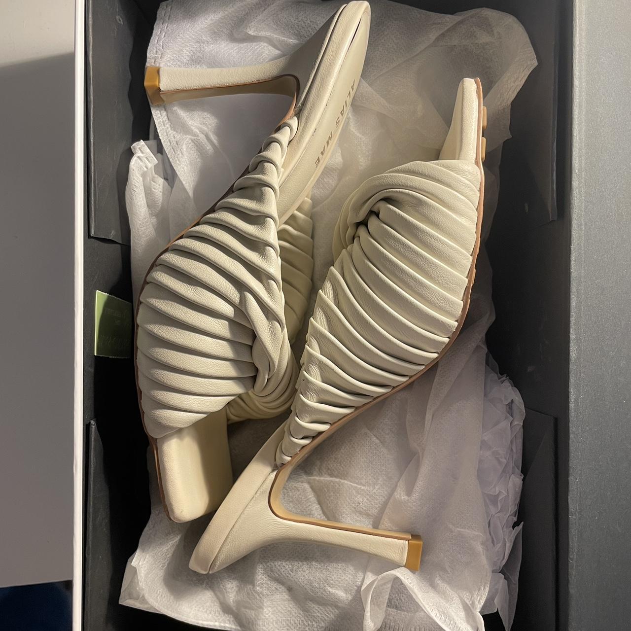 Alias Mae Lew bone leather heels, size 37, only worn... - Depop
