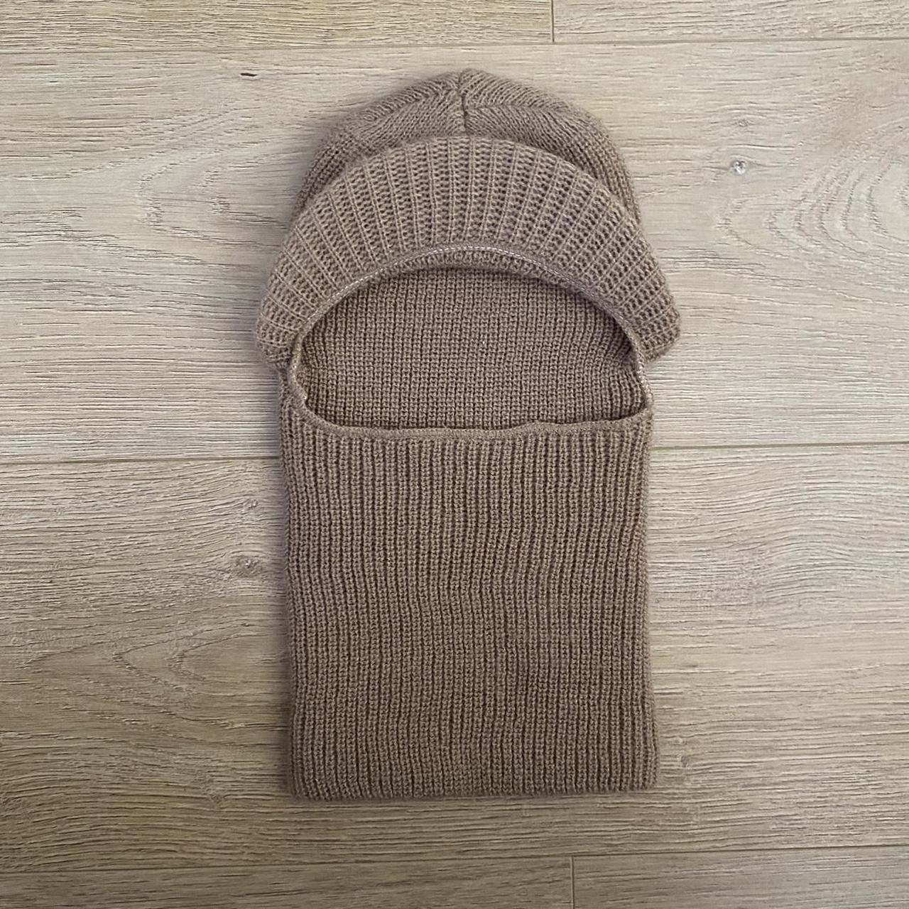 balaclava - ski mask military issue tan ski mask... - Depop