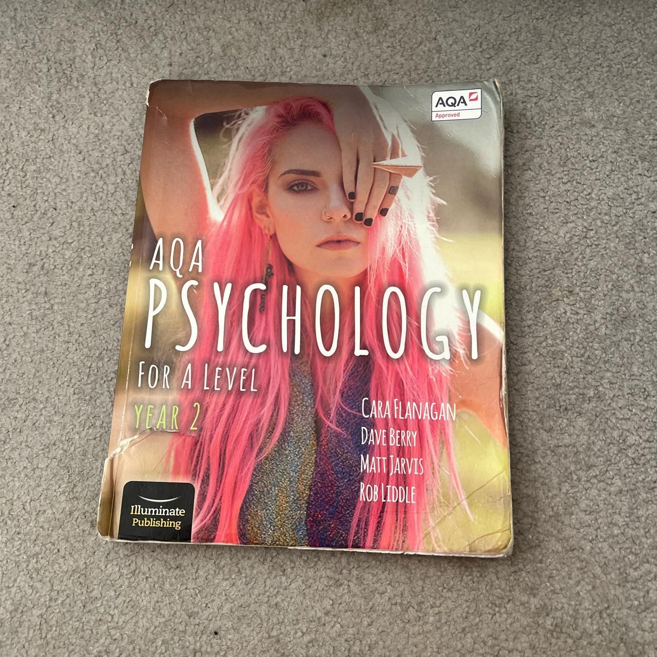 A level aqa psychology year 2 textbook. First two... - Depop