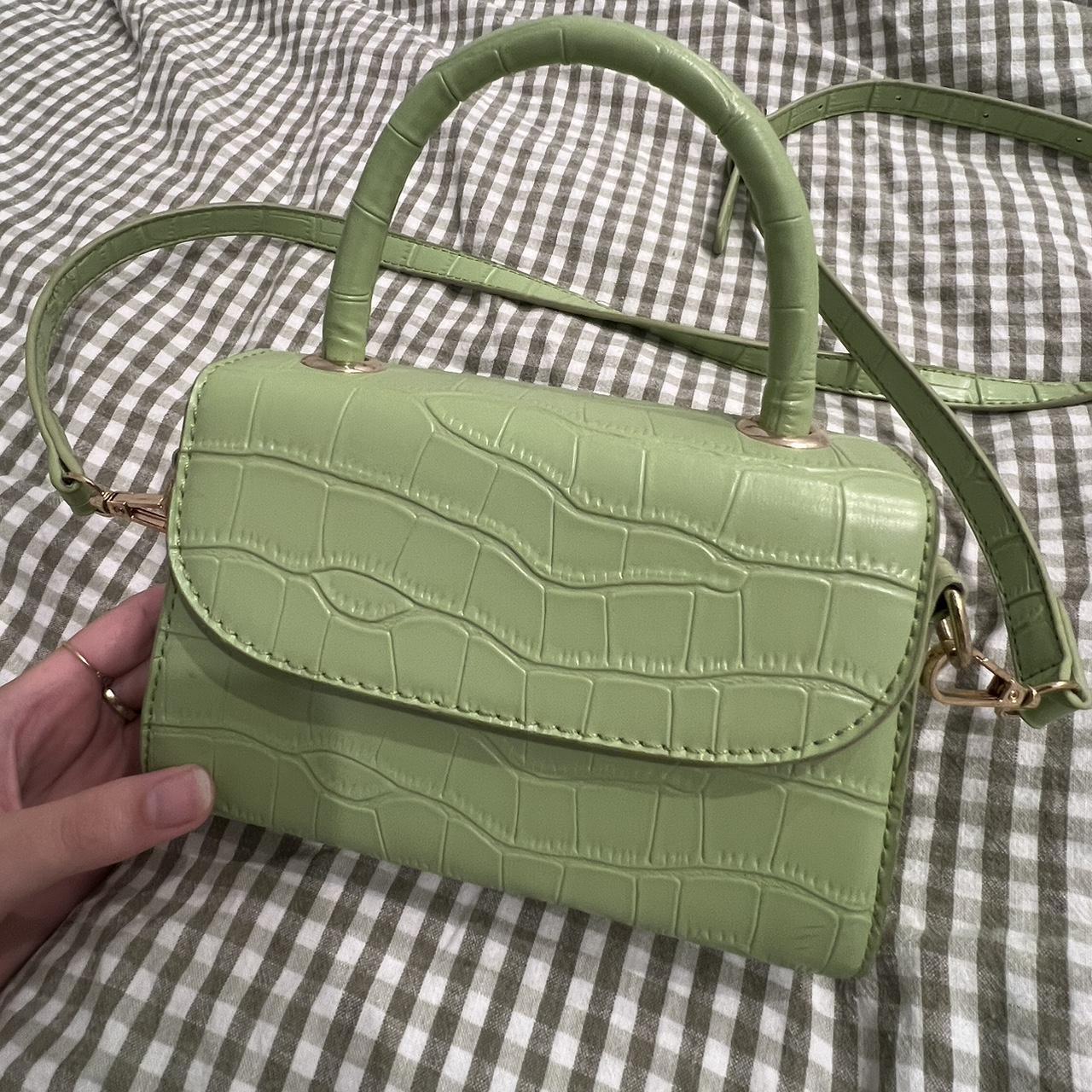 CROSSBODY GREEN MINI BAG adorable little bag,... - Depop
