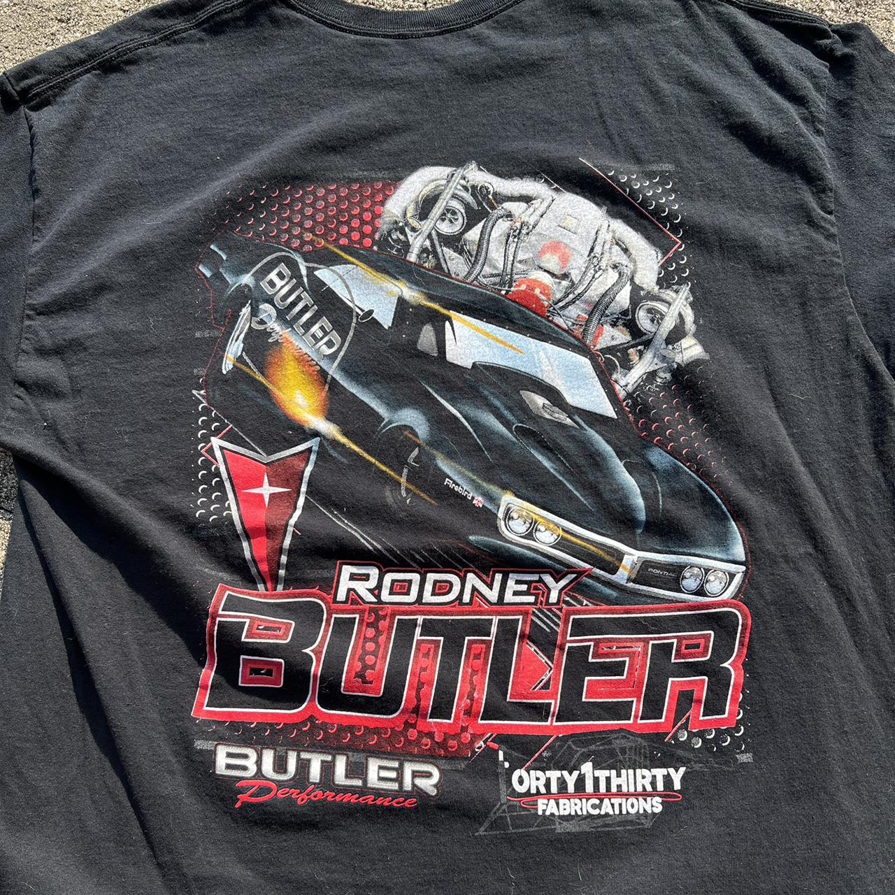 Rodney butler racing tee Size L! #race #racecar... - Depop