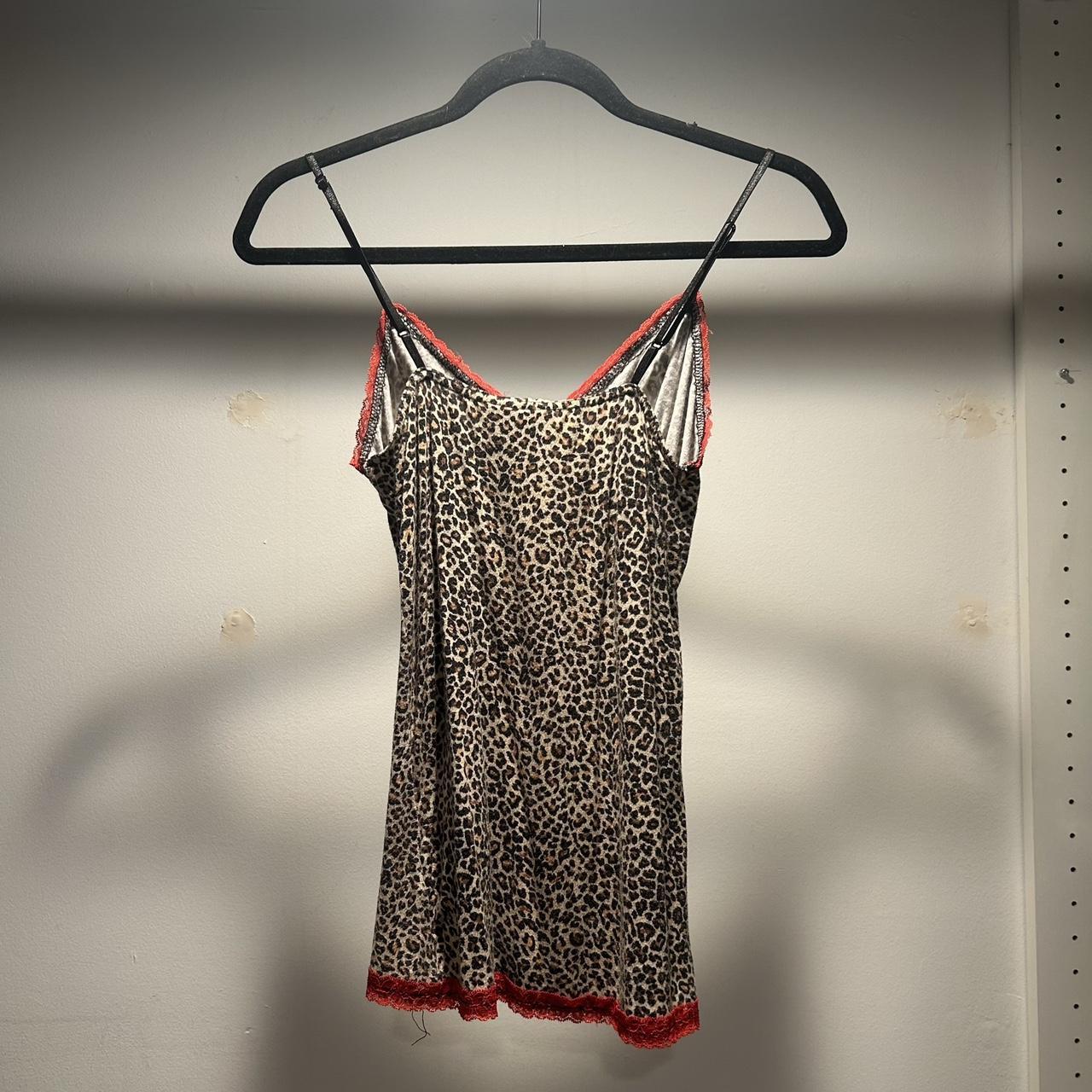 Queen of Darkness Red lace leopard print... | Depop