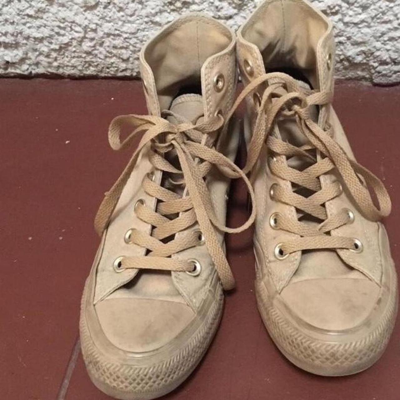 Converse, rare skin toned color. Women sz 6. Can be... - Depop