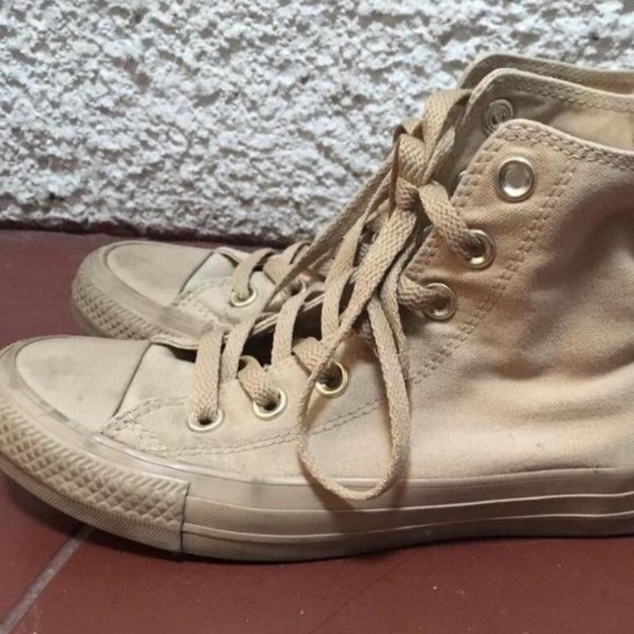 Converse, rare skin toned color. Women sz 6. Can be... - Depop