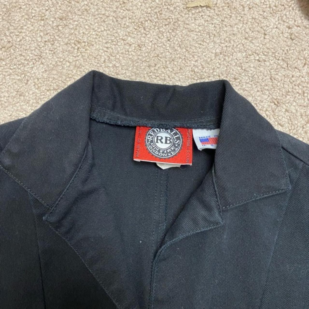 Hot Topic Red Balls on Fire Full Length Lace Up... - Depop