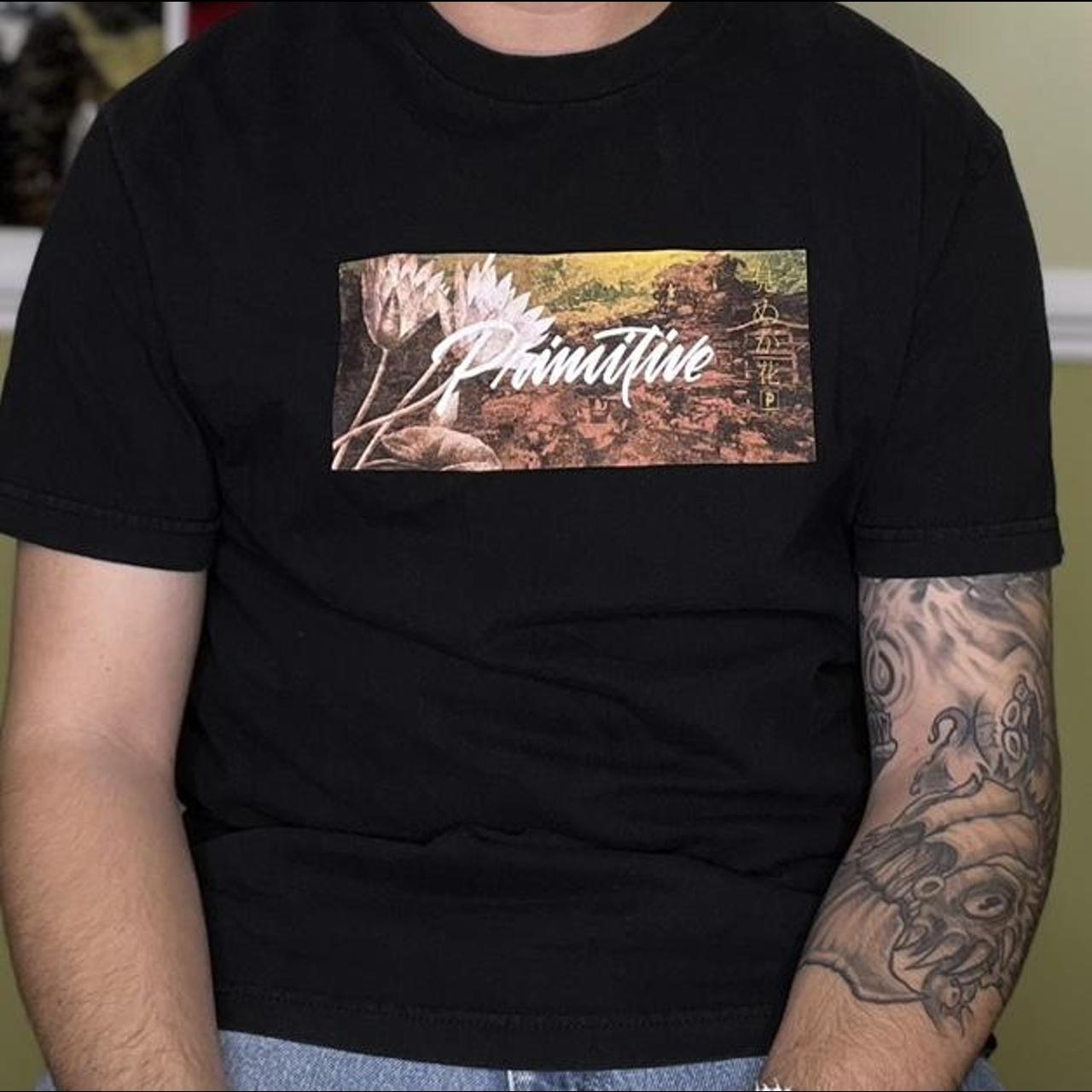 Primitive tee worn but still has a lot of life left... - Depop
