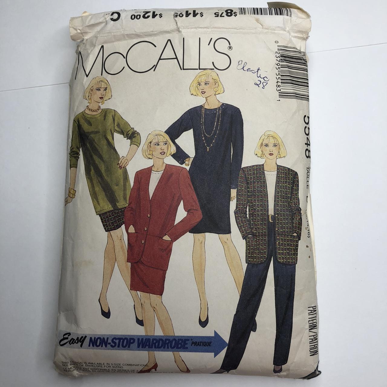 McCalls Pattern CUT Size 16 Bust 38" Jacket Blazer... - Depop