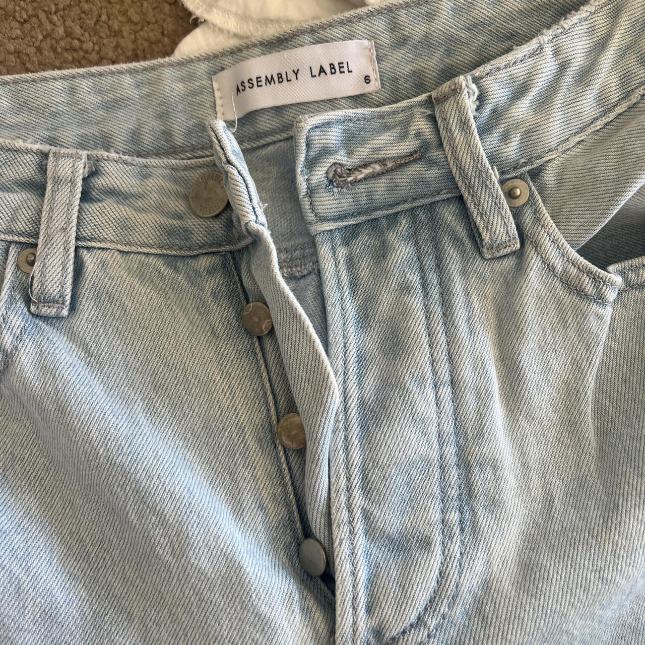 Assembly Label Fray Jeans Size 6 Good Condition RPP... | Depop