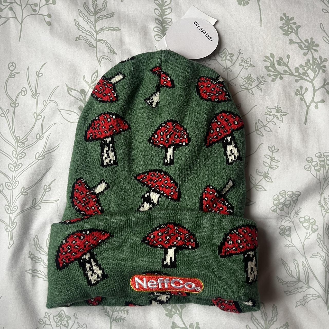Neff Co Heavy Weight Mushroom Beanie... | Depop