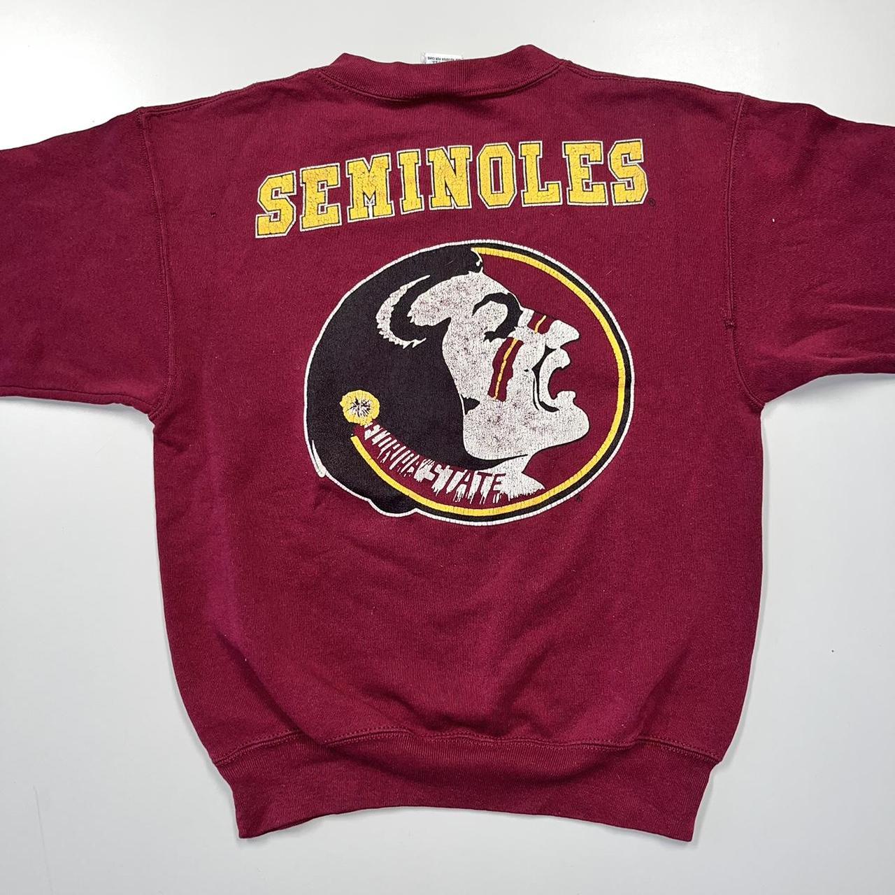 Vintage 90s Florida State Seminoles sweatshirt... - Depop